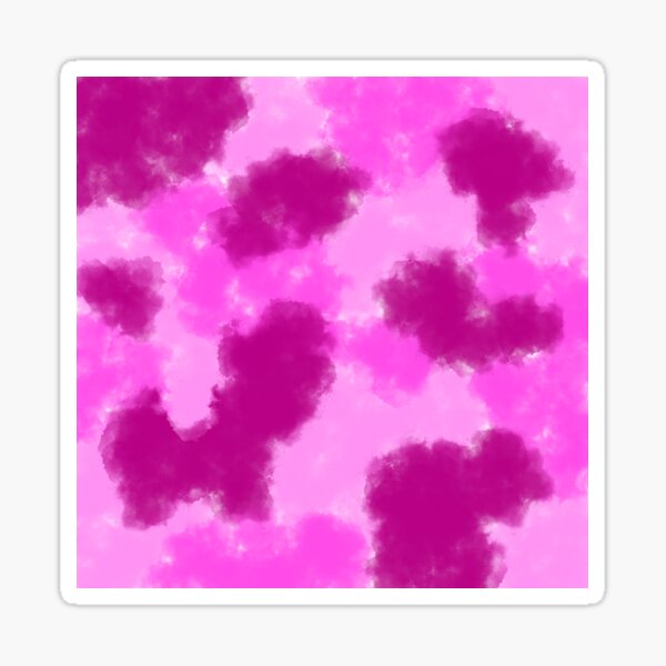 "Patchy, Pink" Sticker for Sale by SariePhotograph | Redbubble