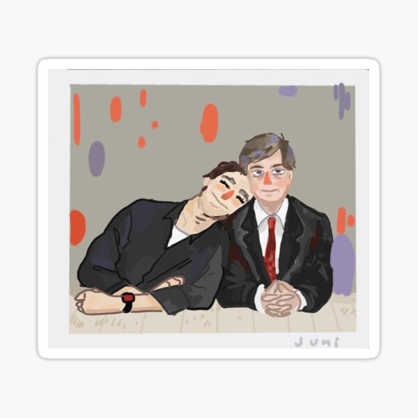 "Sherlock & Watson" Sticker for Sale by rottenapplenox | Redbubble