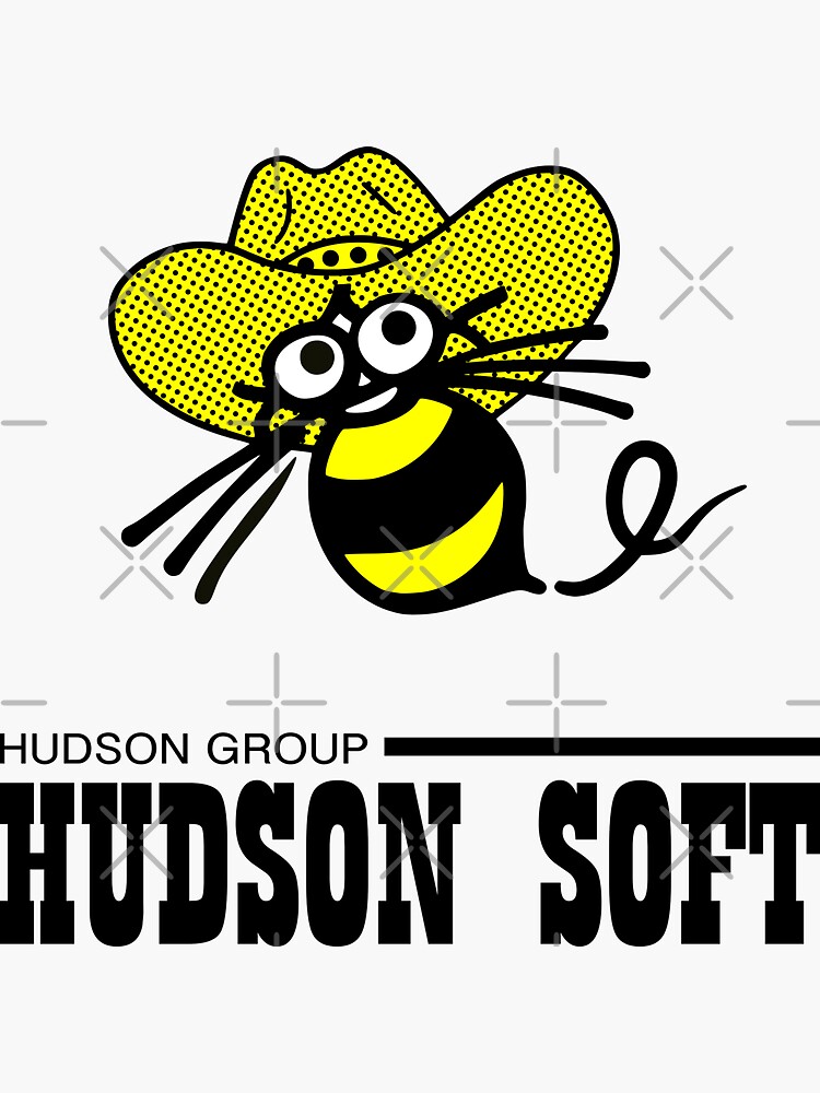"Hudson Soft (ハドソン) Cowboy Bee Logo" Sticker for Sale by RubenCRM ...