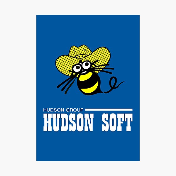 "Hudson Soft (ハドソン) Cowboy Bee Logo" Photographic Print for Sale by ...
