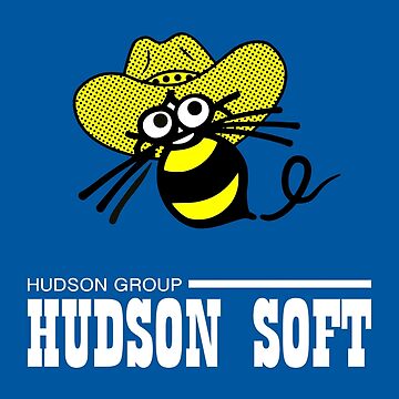 "Hudson Soft (ハドソン) Cowboy Bee Logo" Sticker for Sale by RubenCRM ...
