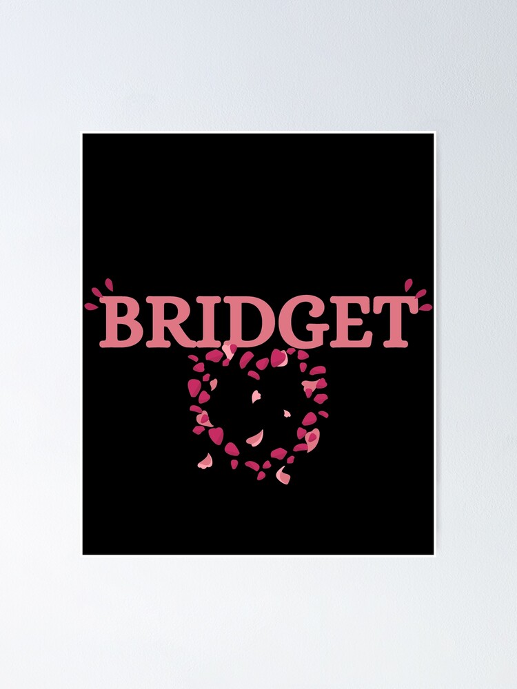 "Bridget" Poster for Sale by SanaHaddad | Redbubble