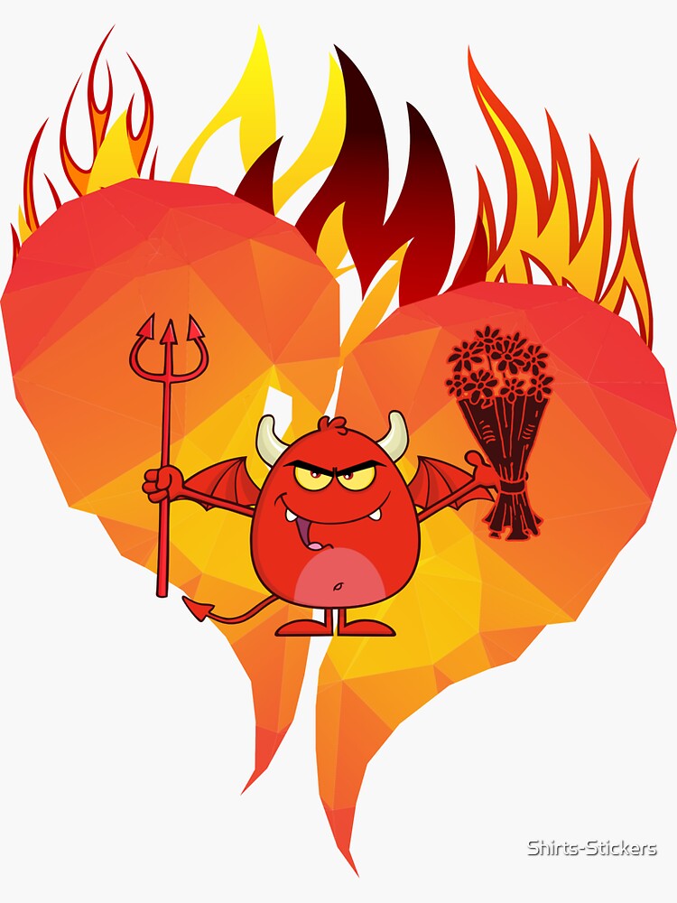 "Devil Mania - I saw the devil" Sticker for Sale by Shirts-Stickers ...