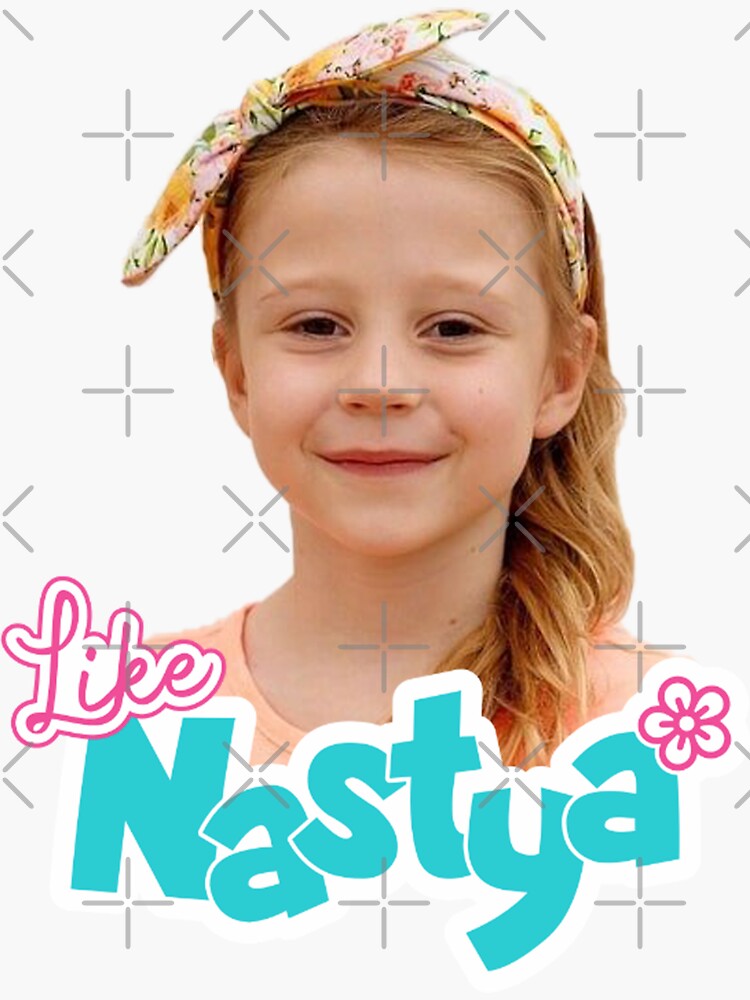 "Like Nastya 2022 Cute " Sticker by nokenoma | Redbubble