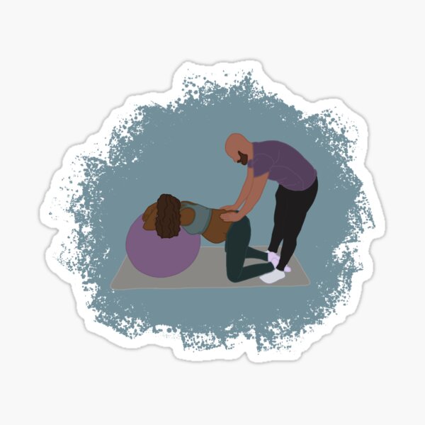 "Laboring partner " Sticker for Sale by 5knots | Redbubble