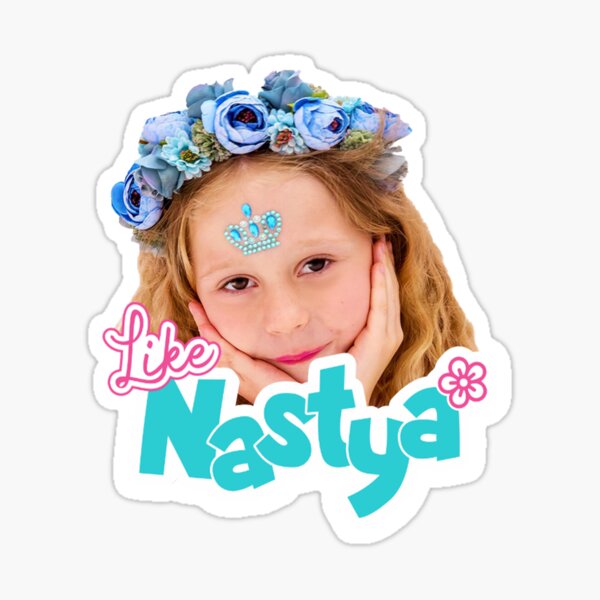 "Like Nastya Cute 2022" Sticker by nokenoma | Redbubble