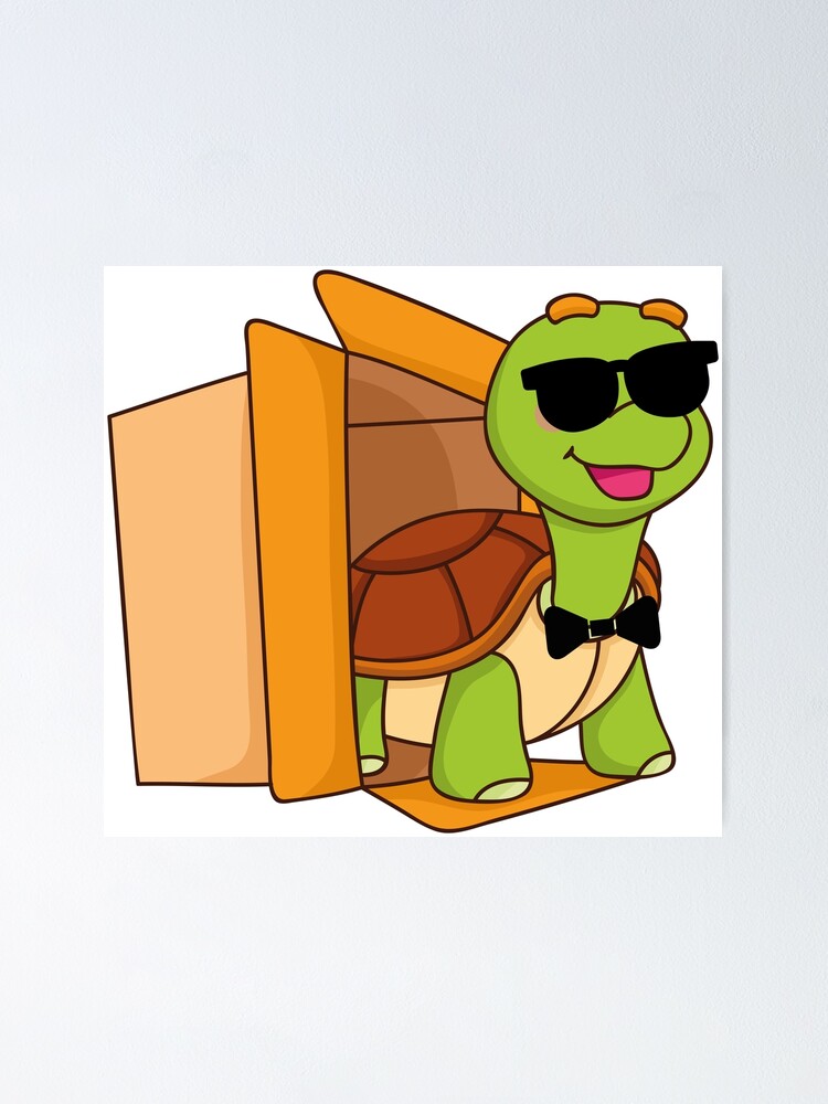 "Ocean Sea Turtle - Cowboy Turtle" Poster for Sale by so01 | Redbubble