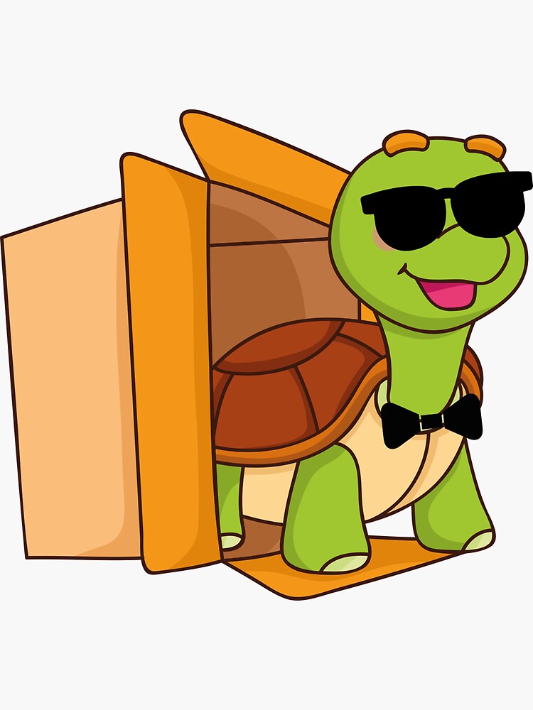 "Ocean Sea Turtle - Cowboy Turtle" Sticker by so01 | Redbubble