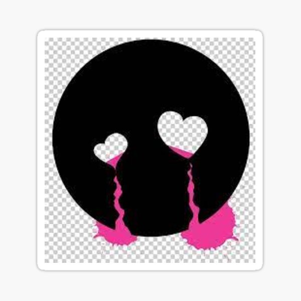 "Tears For My L0ver" Sticker for Sale by InternalRemedy | Redbubble