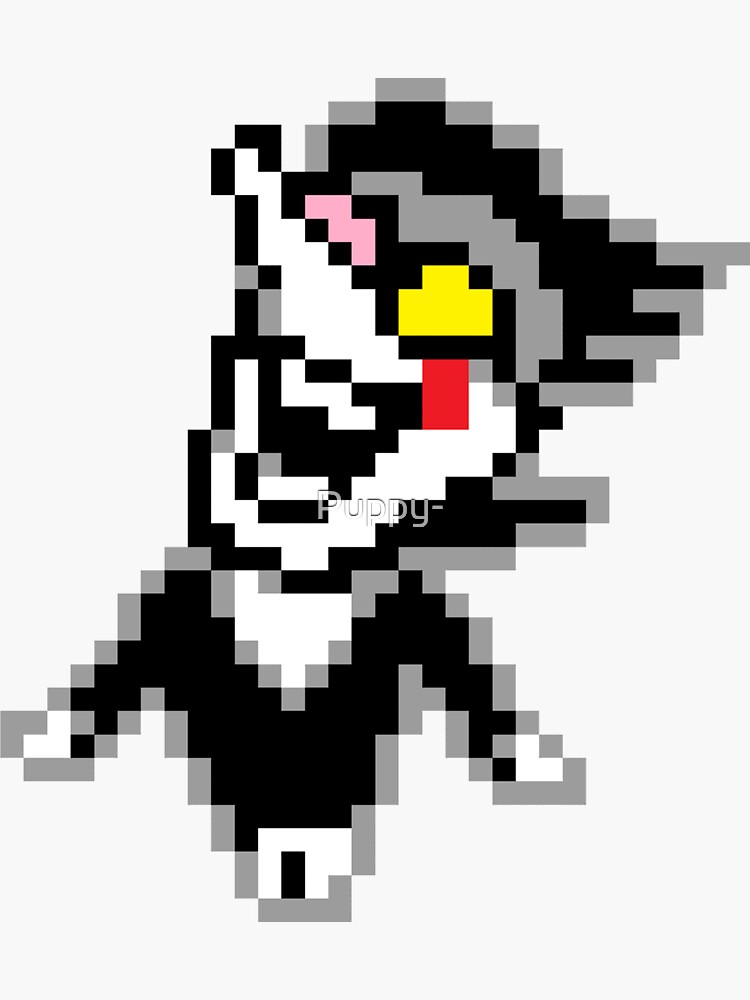 "DELTARUNE Chapter 2 - Spamton" Sticker for Sale by Puppy- | Redbubble