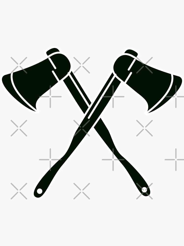 "Axe" Sticker for Sale by Huntsman968 | Redbubble