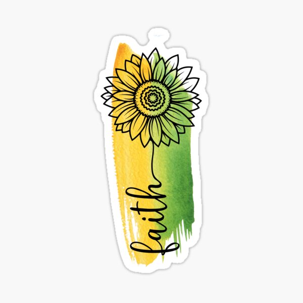 "Faith - Spiritual" Sticker by ThisandthatCG | Redbubble