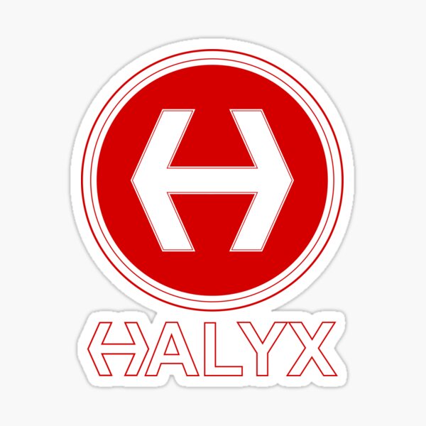 "Halyx New Dimension" Sticker for Sale by lazerzandthingz | Redbubble