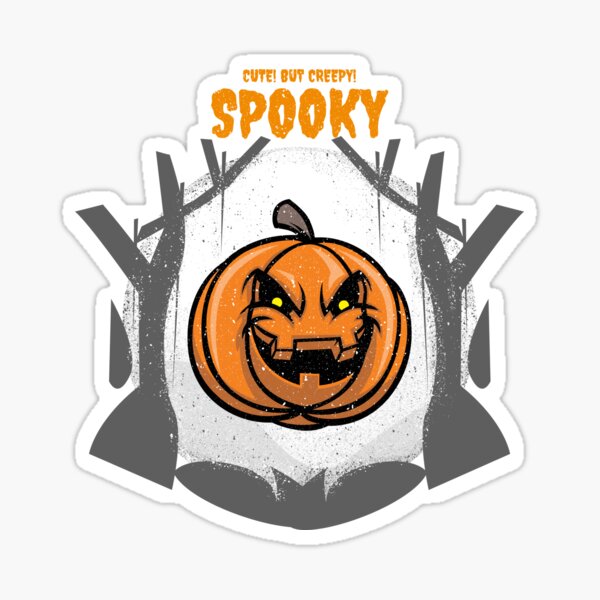 "Cute but creepy! Spooky t-shirt, cute but creepy spooky pumpkin t ...