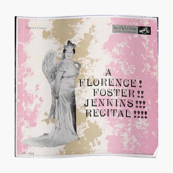 "A Florence Foster Jenkins Recital lp" Poster by Vintaged | Redbubble