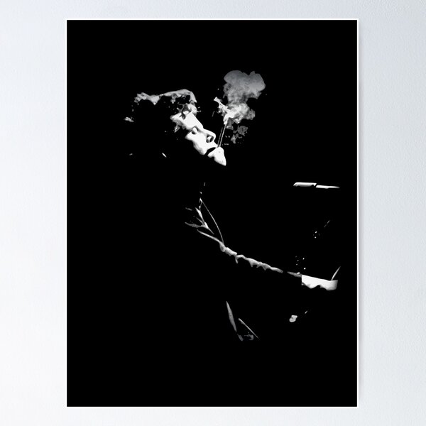 "Tom waits- smoking" Poster for Sale by JTK667 | Redbubble