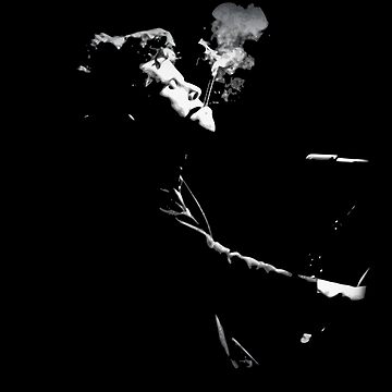 "Tom waits- smoking" Poster for Sale by JTK667 | Redbubble