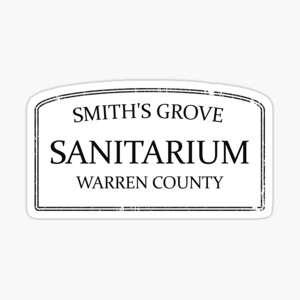 "Smith's Grove Sanitarium Warren County | Halloween" Sticker for Sale ...