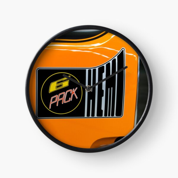 "Chrysler Valiant Charger RT 6 pack Emblem" Clock by Coolscapes | Redbubble