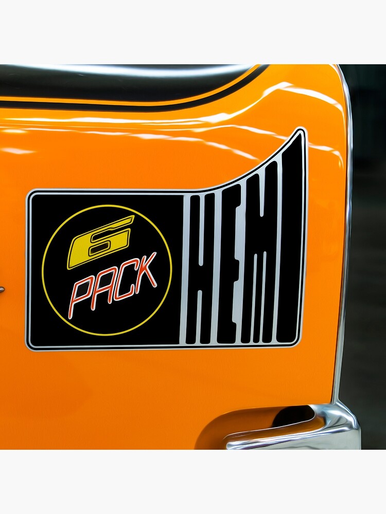 "Chrysler Valiant Charger RT 6 pack Emblem" Clock by Coolscapes | Redbubble