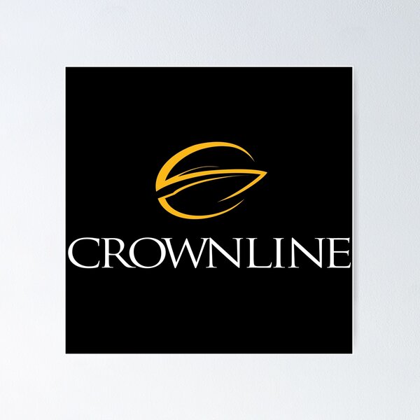 Poster for Sale mit "Crownline Boats-Logo" von Anjgmantep | Redbubble