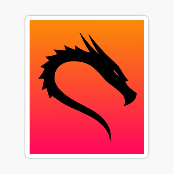 "Kali Dragon Sunset" Sticker for Sale by arctide | Redbubble