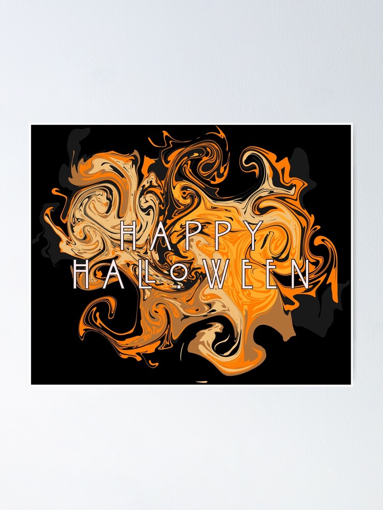 "happy h-ween" Poster for Sale by -st1ckers- | Redbubble