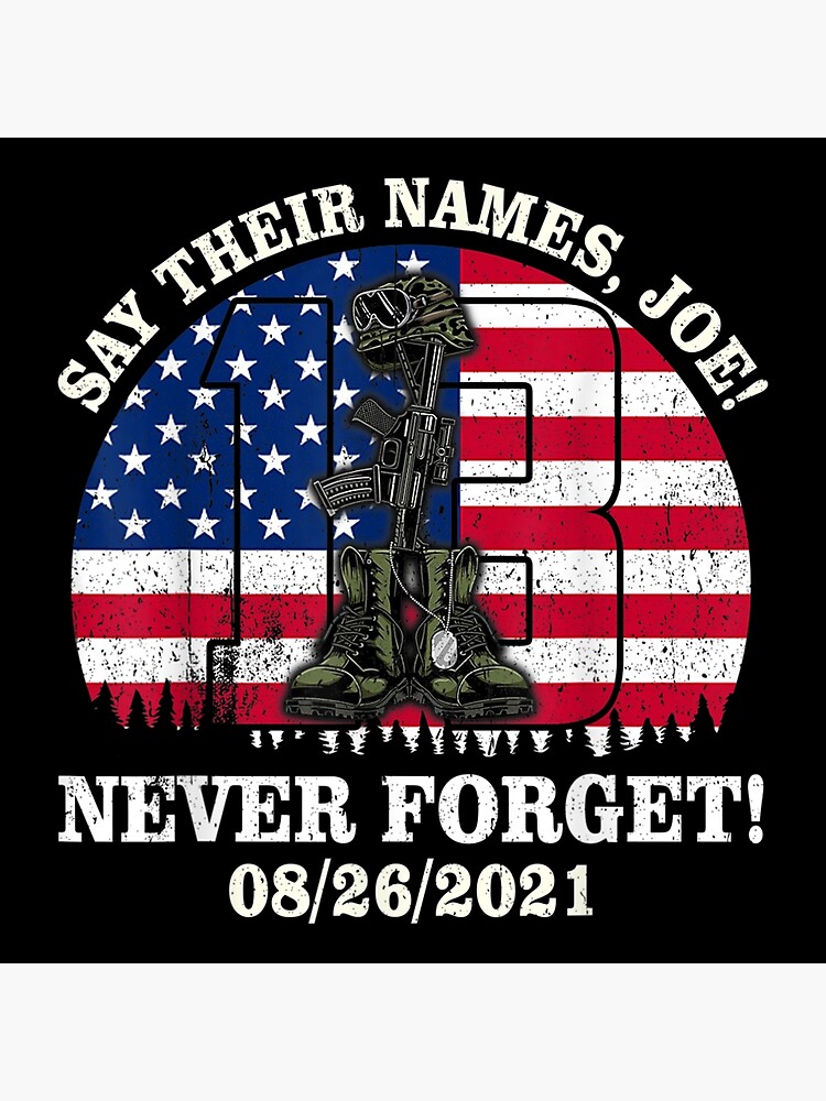 Póster «Diga sus nombres Joe 13 Heroes Nombres de soldados caídos» de ...
