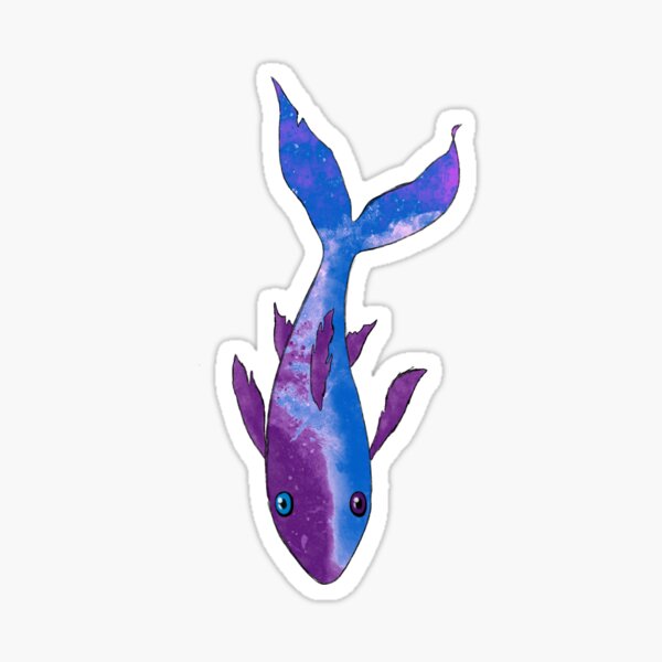 "Galaxy Fish #1" Sticker for Sale by SunCatDesigns | Redbubble