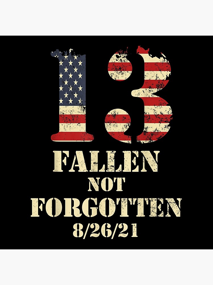 Say Their Names 13 Fallen Not Forgotten Vintage Premium Matte Vertical ...