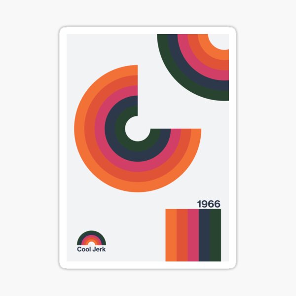 "Cool Jerk" Sticker for Sale by modernistdesign | Redbubble