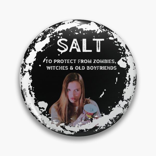 "Hocus Pocus salt circle" Pin for Sale by BitterRamblings | Redbubble