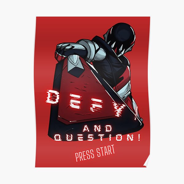 "DEFY! - Original Anime Art" Poster for Sale by Xonaar17Art | Redbubble