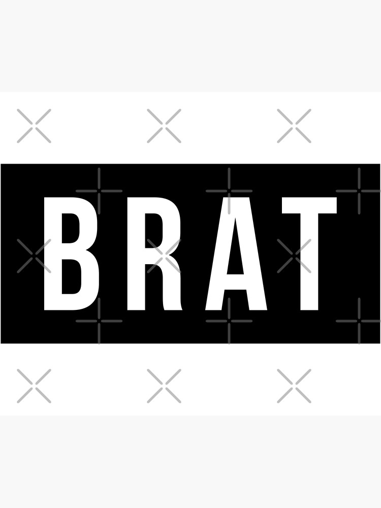 "BRAT" Poster for Sale by TheArtism | Redbubble