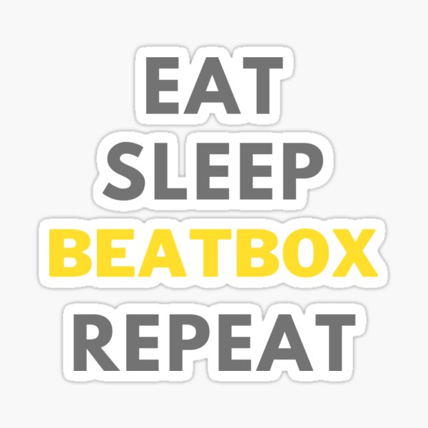 "BEATBOX" Sticker for Sale by maluda | Redbubble