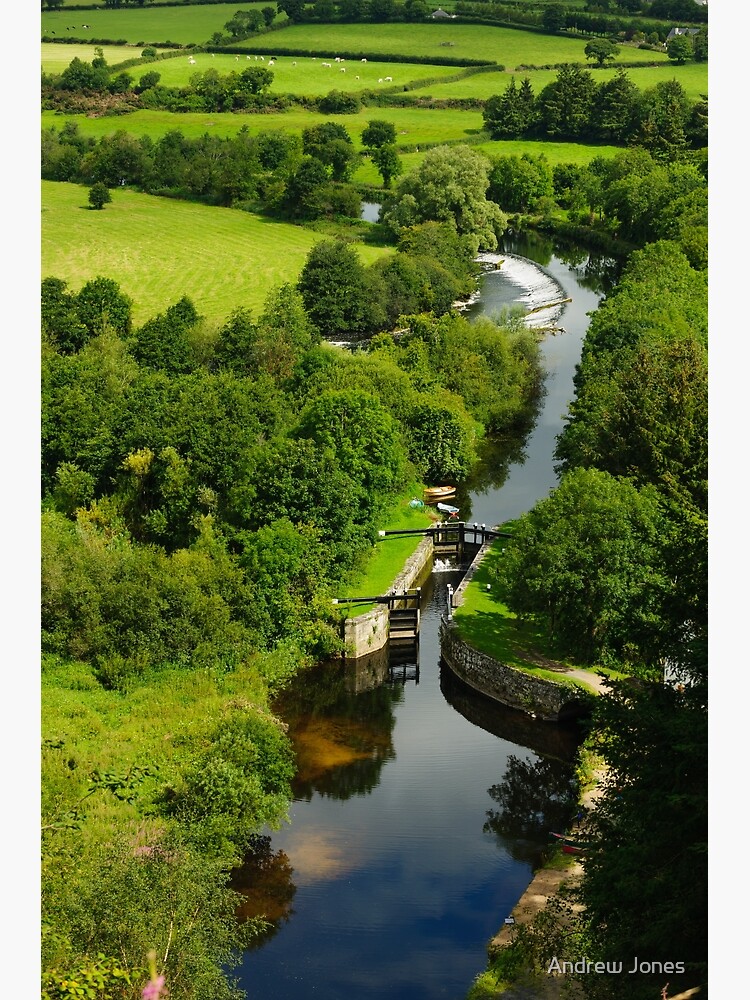 Clashganny Lock, on the River Barrow, County Carlow, Ireland Premium ...