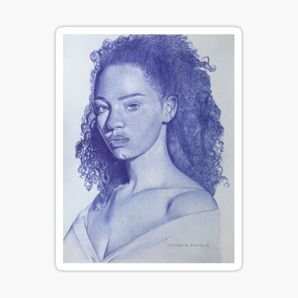 "Godwin" Sticker by Ehikhuamere | Redbubble