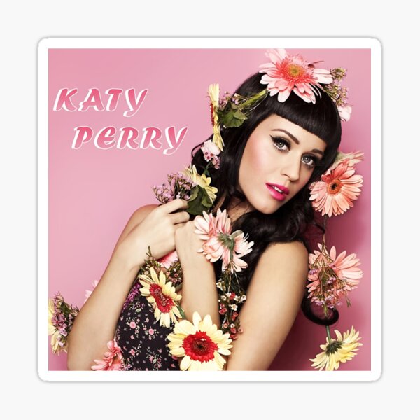"Katy-Perry" Sticker for Sale by nhesspines | Redbubble