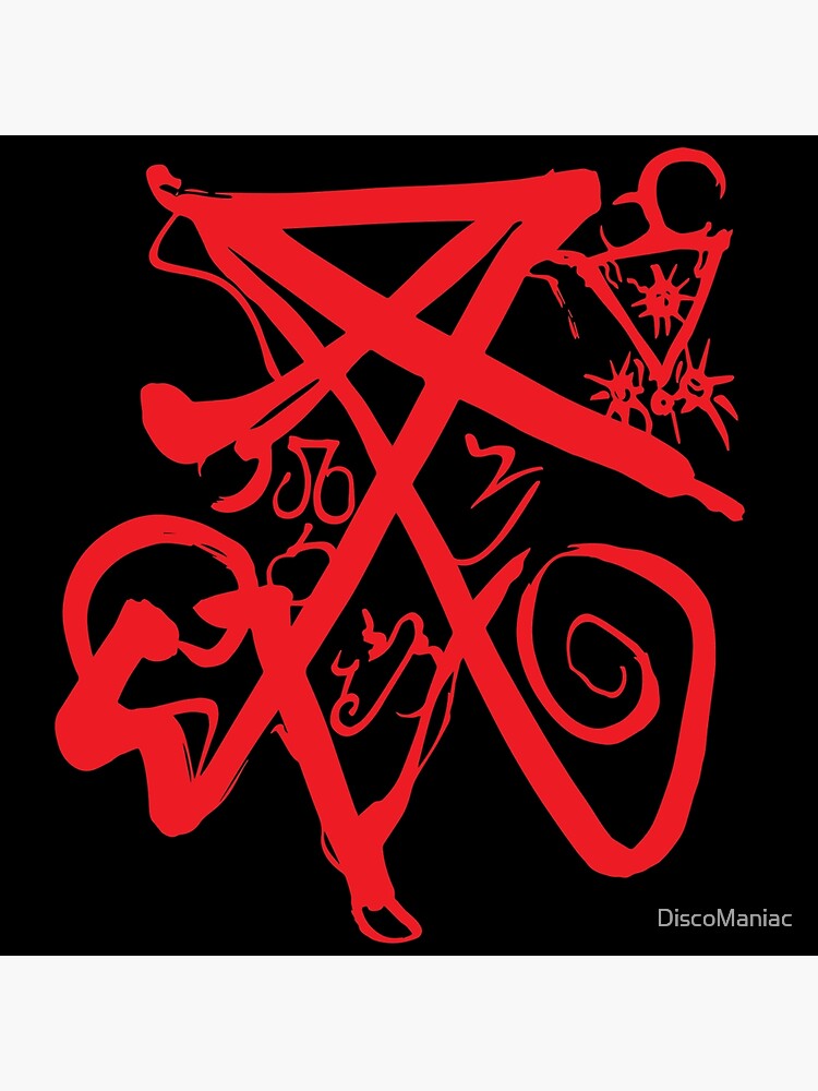 "Lucifer Calligraphy 2" Poster by DiscoManiac | Redbubble