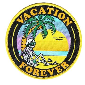 "Vacation Forever " Sticker for Sale by amineandmore | Redbubble