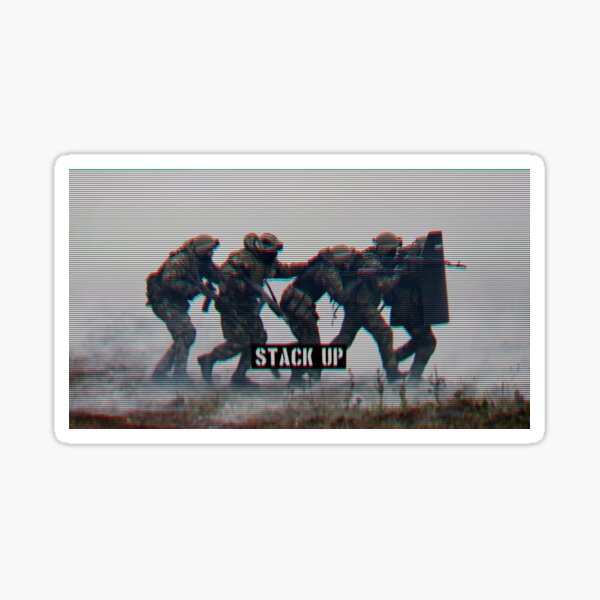 "Stack Up" Sticker by Based-Johnny | Redbubble