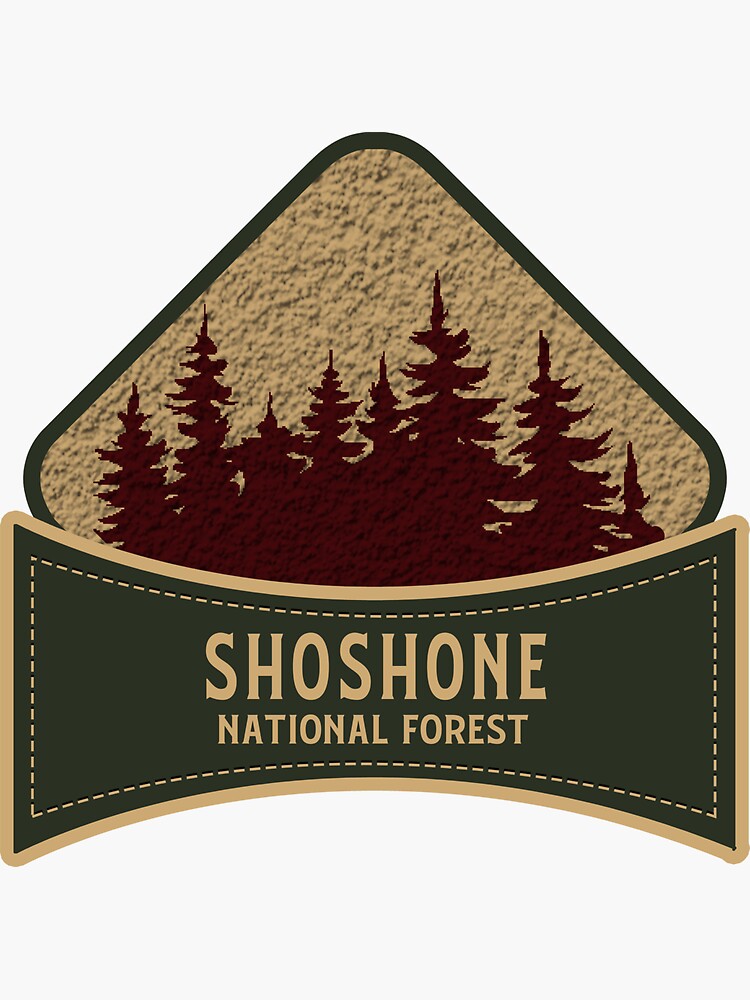 "shoshone national forest" Sticker for Sale by Us-nature | Redbubble
