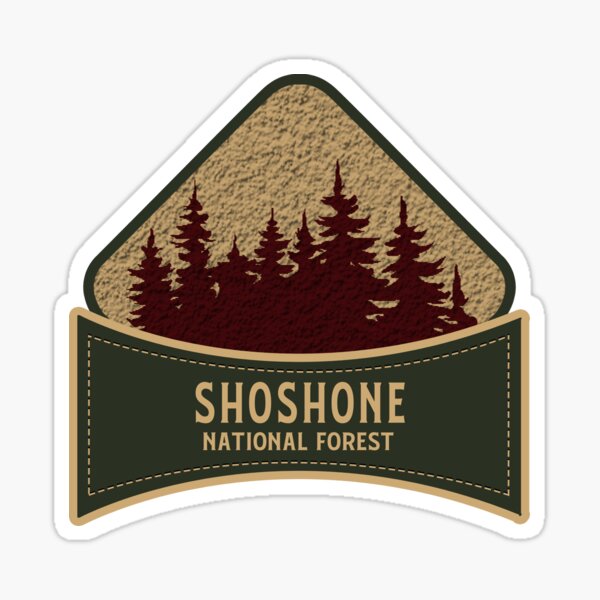 "shoshone national forest" Sticker for Sale by Us-nature | Redbubble