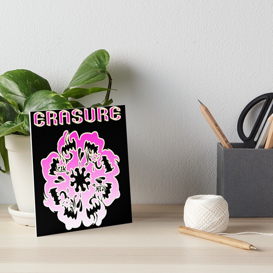 "The erasure rock band best logo special collection" Art Board Print by ...