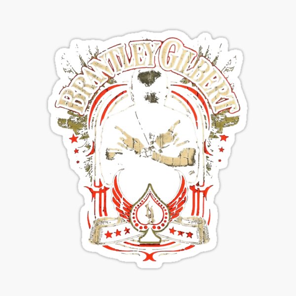 "Brantley Gilberts" Sticker for Sale by cedrickhenley81 | Redbubble