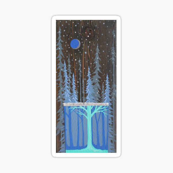 "TallTrees5" Sticker for Sale by mmmMiMi | Redbubble