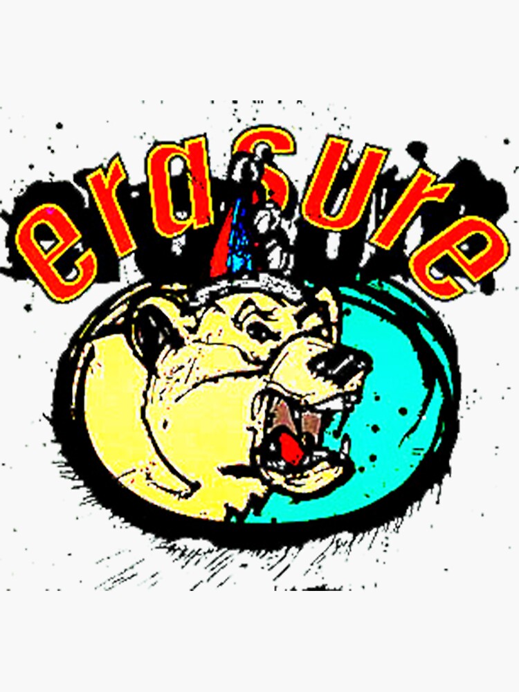 "The erasure rock band best logo special collection" Sticker by ...