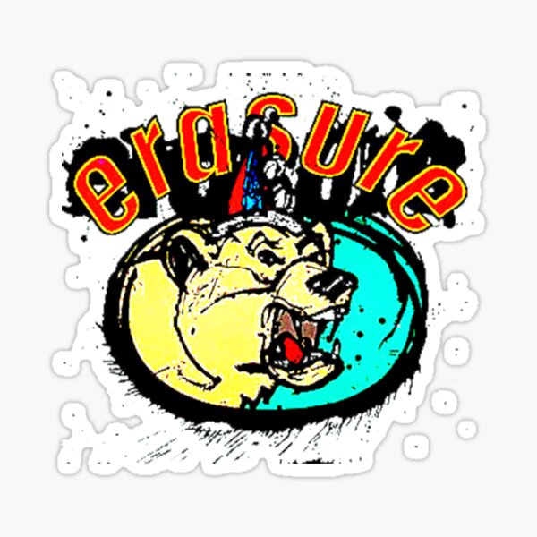 "The erasure rock band best logo special collection" Sticker by ...