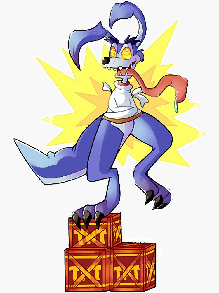 "Ripper Roo " Sticker for Sale by BowdrieLon | Redbubble