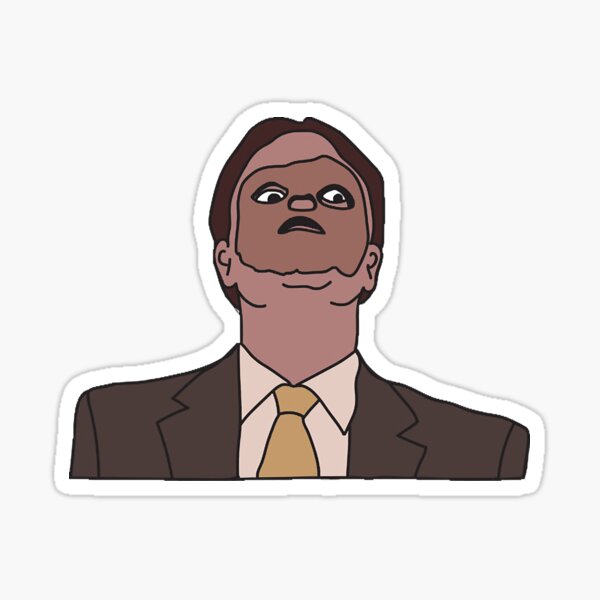 "The Office - Dwight " Sticker for Sale by StephenBonet | Redbubble